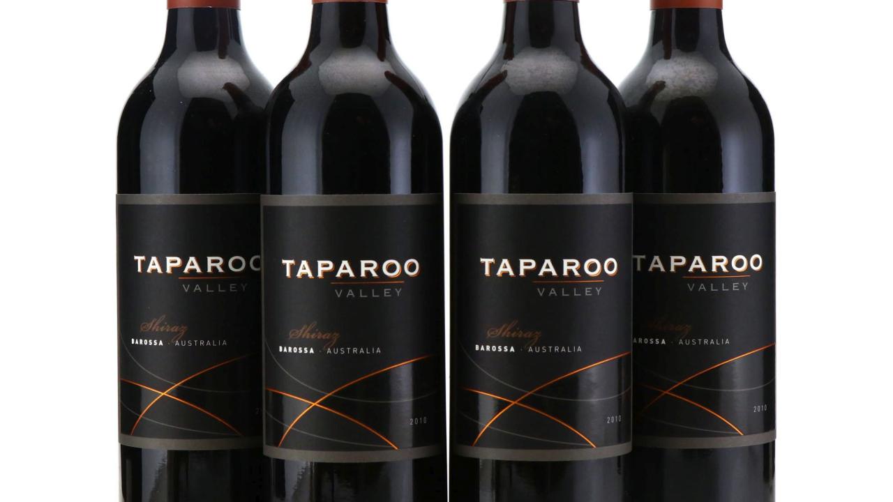 Taparoo Valley Shiraz 2010 x 4 Wine | Wine Auctioneer